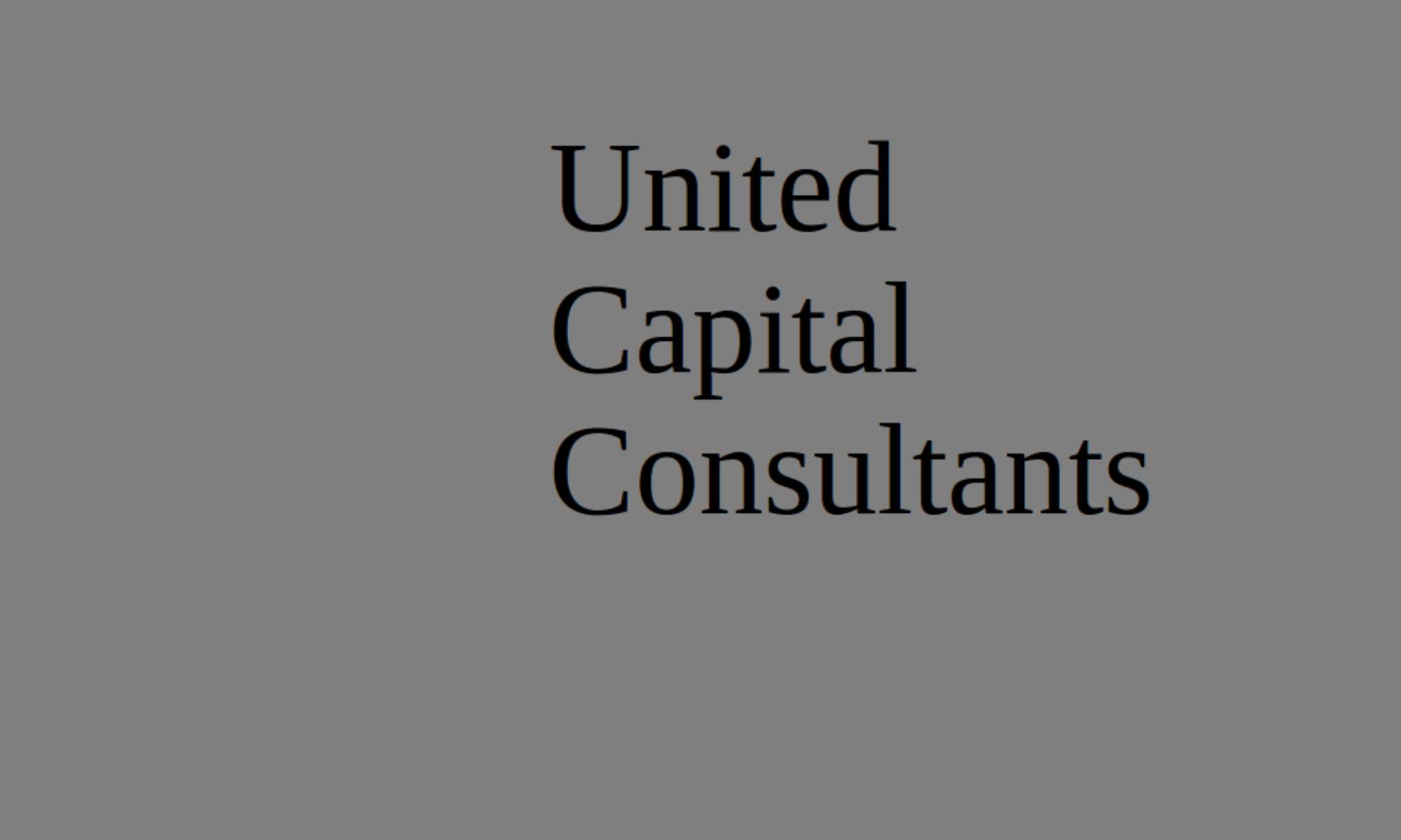 United Capital Consultants